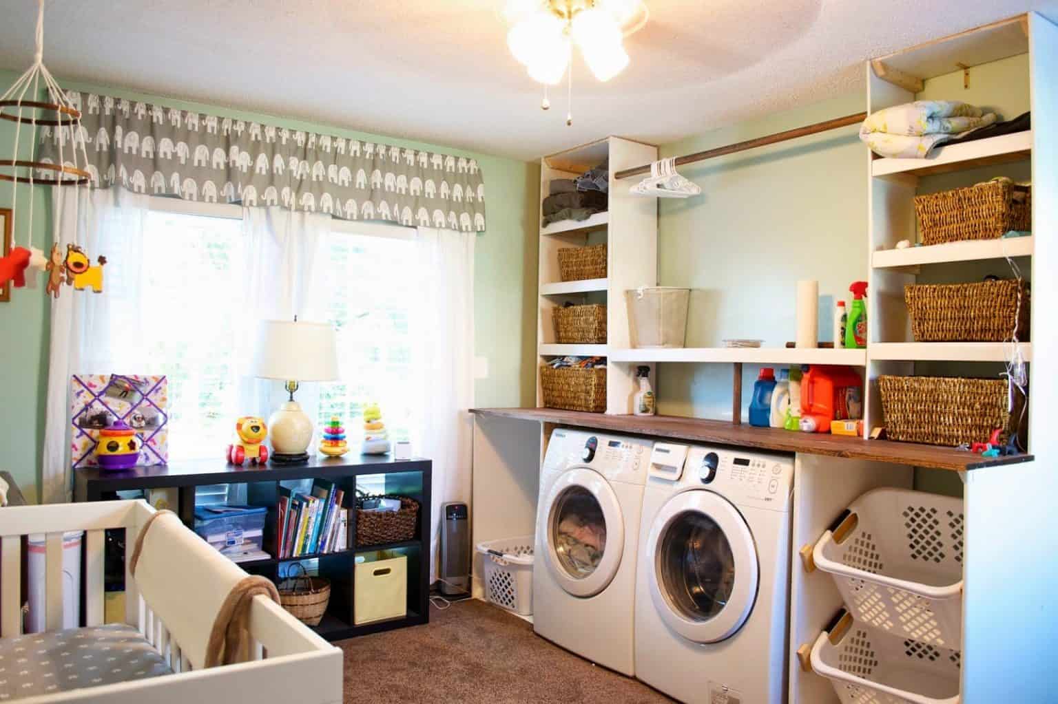 15 Basement Laundry Room Ideas (Make it more inviting!)