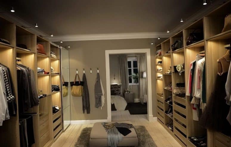 28 Beautiful Walk-In Closet Storage Ideas and Designs