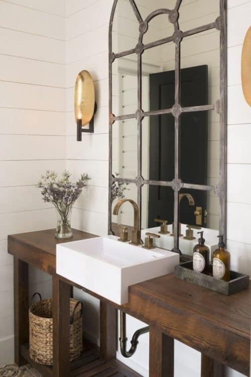 30+ Rustic Bathroom Vanity Ideas That Are on Another Level