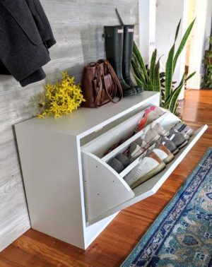 23 Creative DIY Shoe Rack Ideas (With Free Plans!)