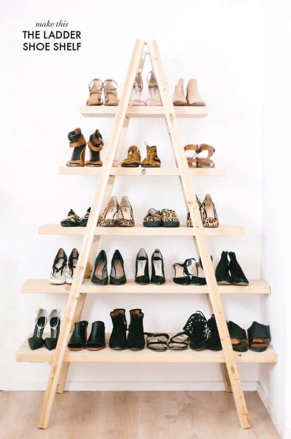 23 Creative DIY Shoe Rack Ideas (With Free Plans!)