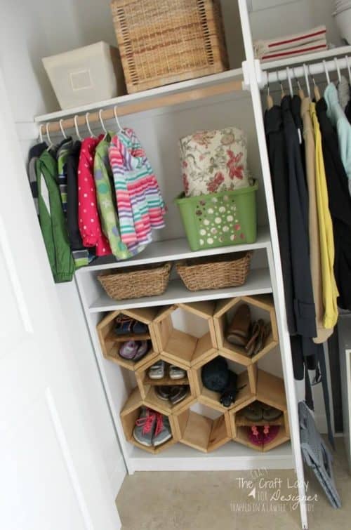 23 Creative DIY Shoe Rack Ideas (With Free Plans!)
