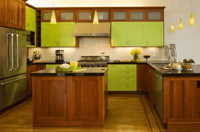 26 Gorgeous Green Kitchen Cabinet Ideas for 2021