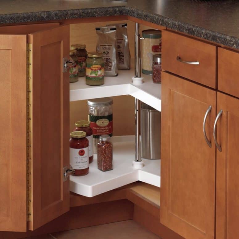 20 Amazing Kitchen Corner Cabinet Ideas