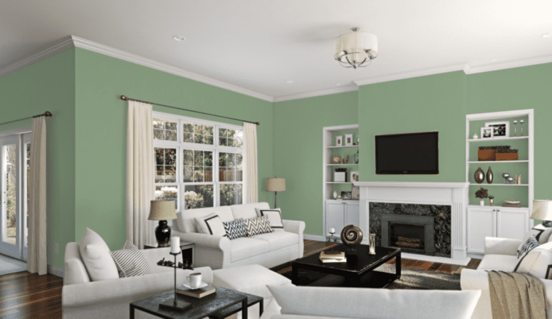 10 Beautiful Gray Green Paint Colors