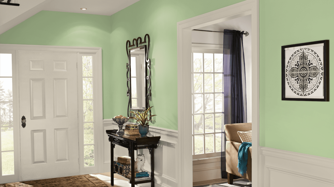 10 Beautiful Gray Green Paint Colors